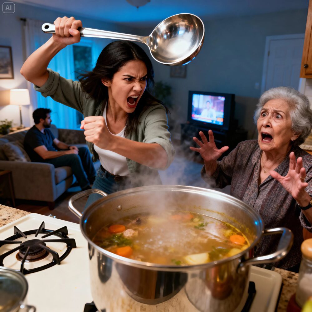 Humiliated by my daughter-in-law while I was cooking, my son stayed ...